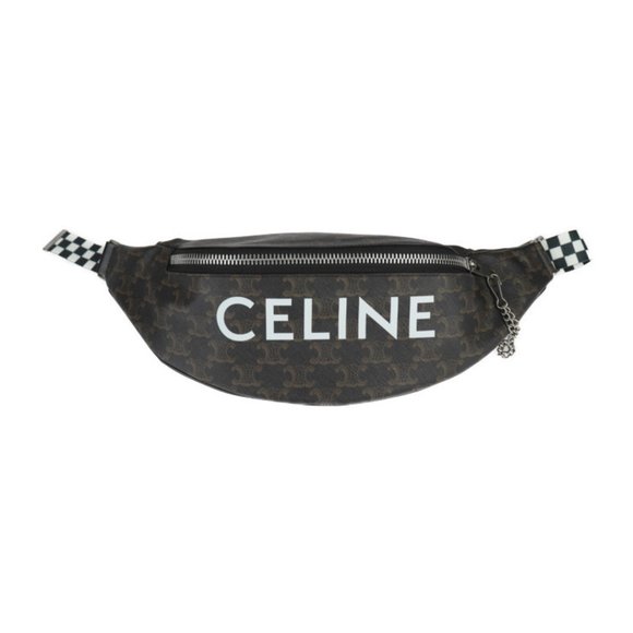 Celine | Bags | Celine Triomphe Belt Bag Waist 9597 2dde Brown Pouch ...
